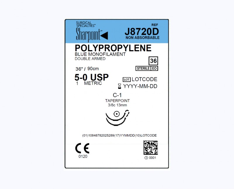 Sharpoint Suture J8720D-SD 5-0 box of 36... - eSutures