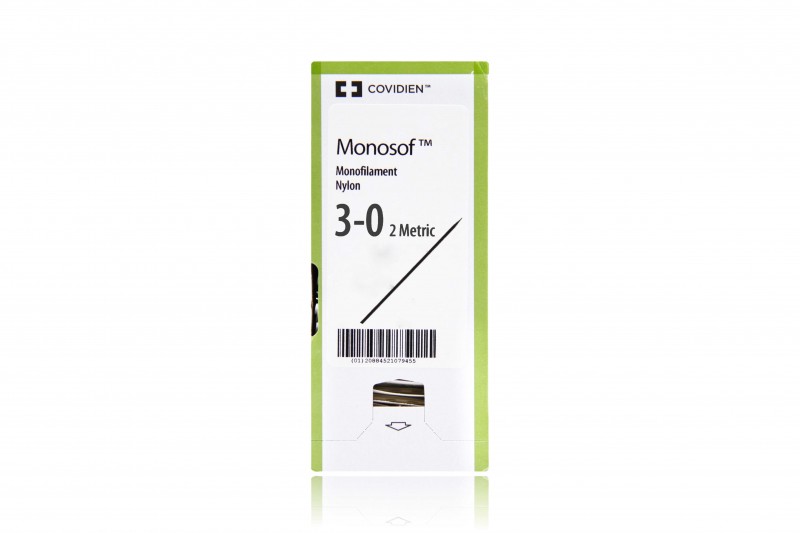 Covidien Suture, SN627, 3-0, Medtronic Monosof black 30" S... - eSutures